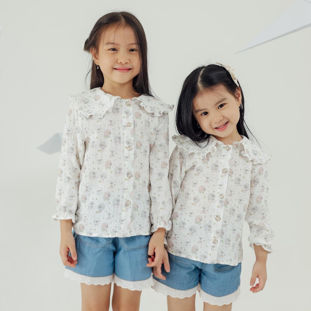 Harlow Kids - Periwinkle Top Girls' Tops Korean Style Children's Tops ...