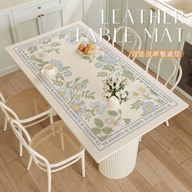 Flower Time Table Mat Waterproof Oil-Proof Disposable Anti-Scalding ...