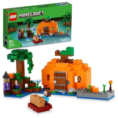 LEGO Minecraft Pumpkin Field 21248 Toy Block Present Adventure Boys ...