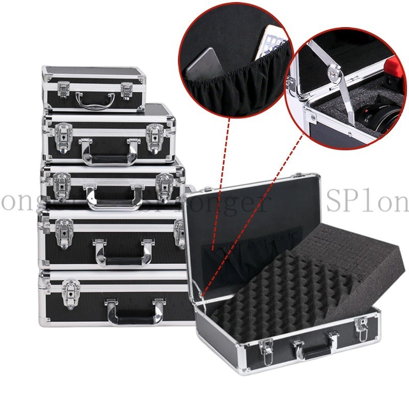 Aluminum Alloy Hardware Tool Box Carrying Case Instrument Safety ...