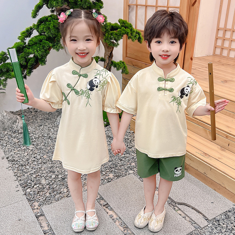 [2-13 years] children Hanfu Tang suit boy girl kid Chinese new year CNY ...