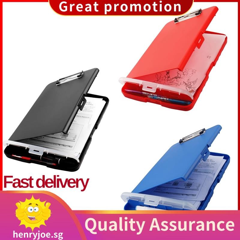Clip Board Organizer Clipboards with Storage Nursing Clipboard Foldable ...
