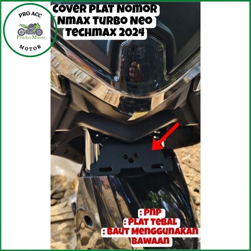 Nmax TURBO NEO TECHMAX NEO S 2024 PNP X3 Number Plate Holder | Shopee ...