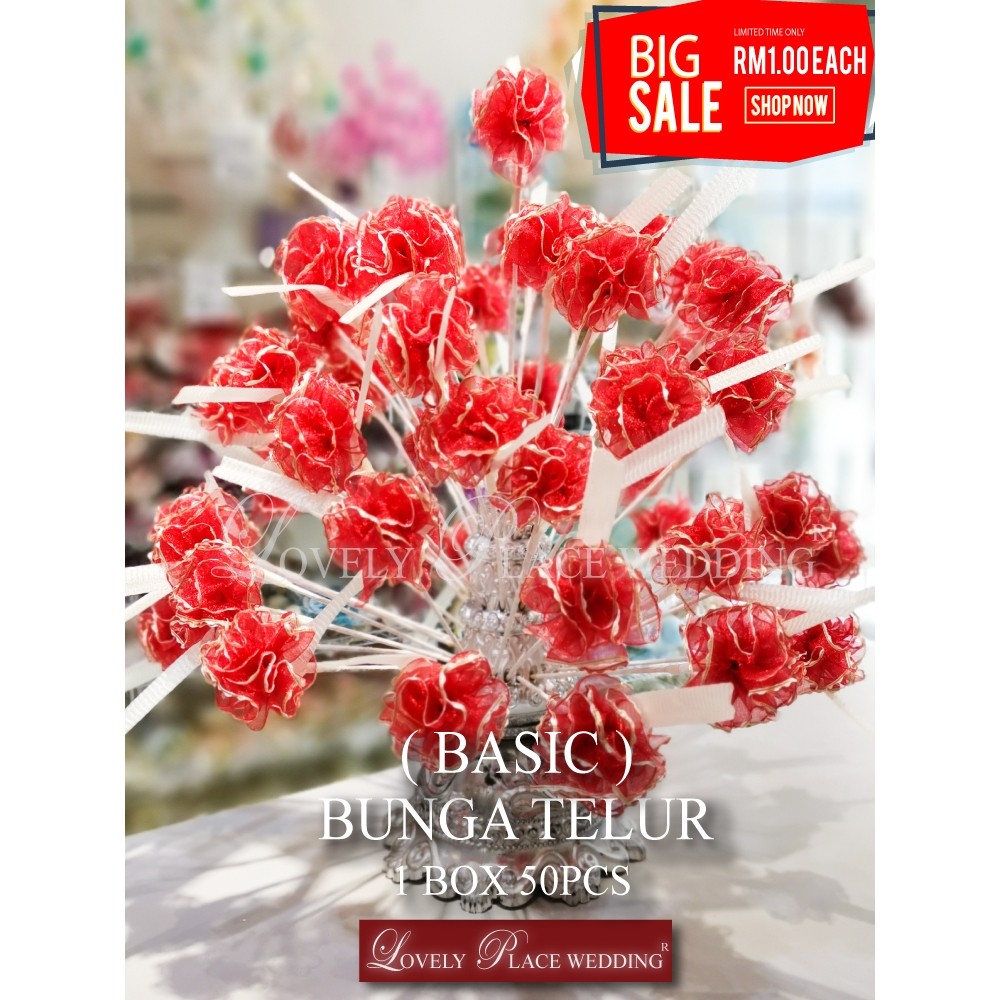 BUNGA TELUR (BASIC) VALUE BUY WEDDING DOOR GIFT | Shopee Singapore