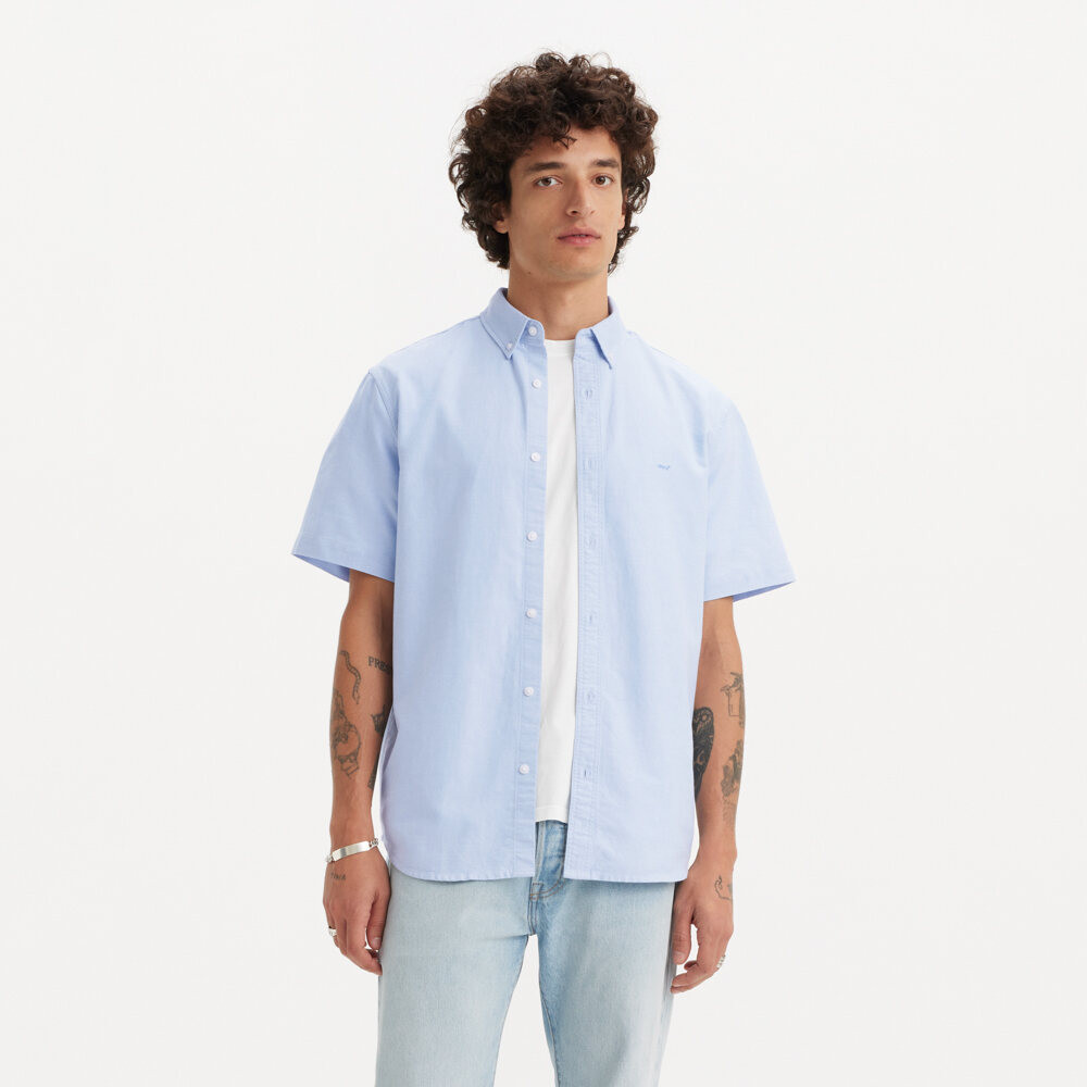 Levi's® Men's Short-Sleeve Authentic Button-Down A9161-0000 | Shopee ...