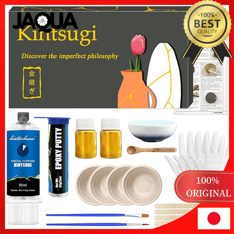 1DFAUL Kintsugi Set with Practice Cup, Kintsugi Kit for Beginners ...