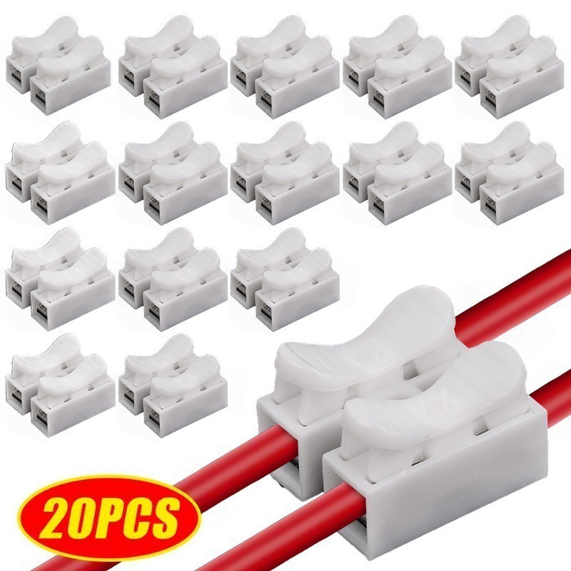 10/20pcs CH2 Quick Connection Terminal Push Type Wire Connector ...