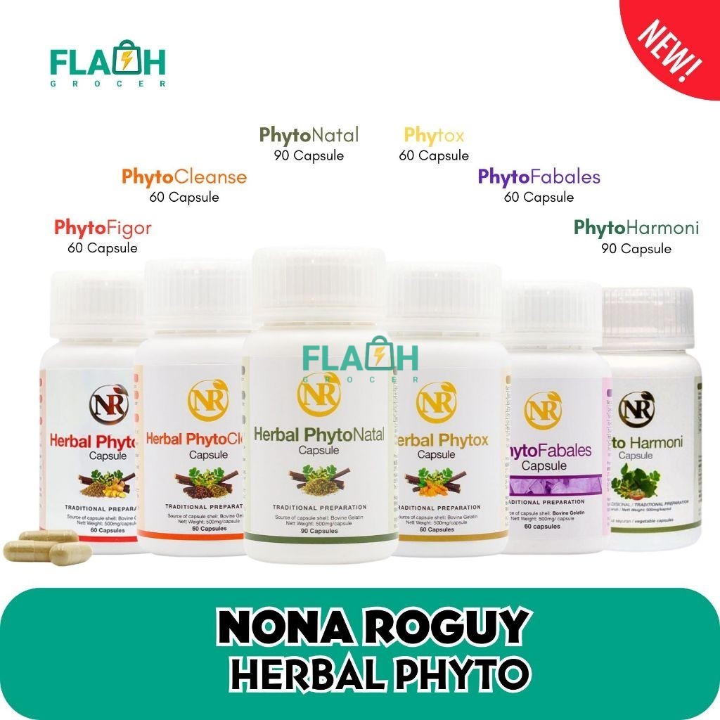 NR Nona Roguy Herbal PhytoNatal(90 Capsule)/PhytoCleanse/ Phytox ...