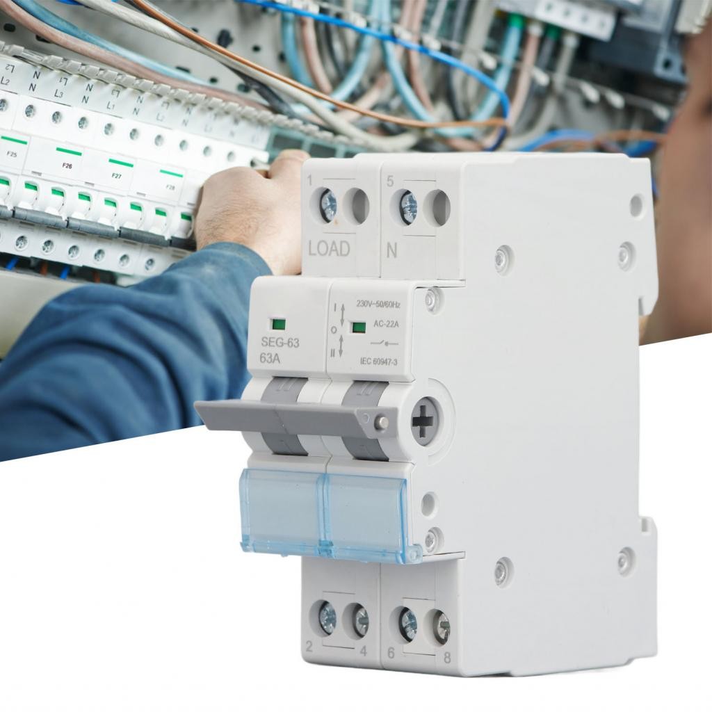 Supergoodsales Solar Isolator Switch 230V 63A Reliable 6 Robust Rivets ...