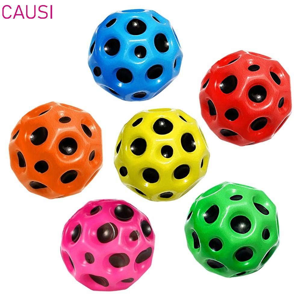 CAUSI Toy Ball, High Resilience Ergonomic Bouncing Ball, Soft Moon ...