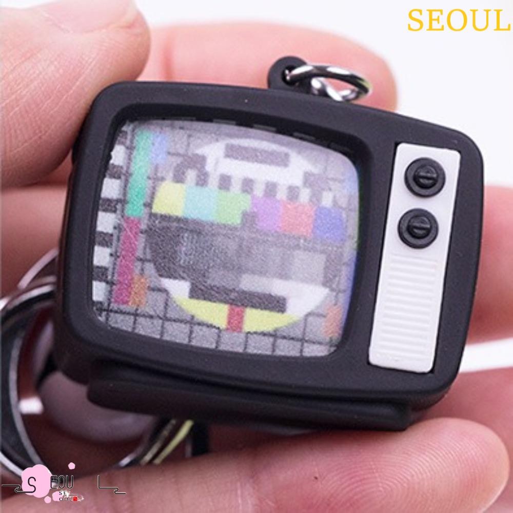 SEOUL Mini TV Keychain, Charm Joker Show Keychain Pendant, Hanging ...