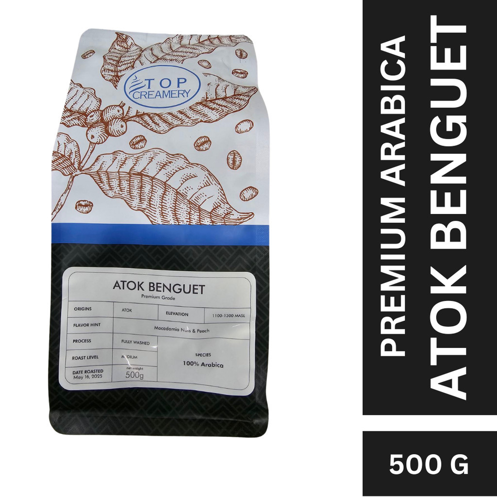 PREMIUM GRADE ATOK BENGUET ARABICA BEANS 500G | Shopee Singapore