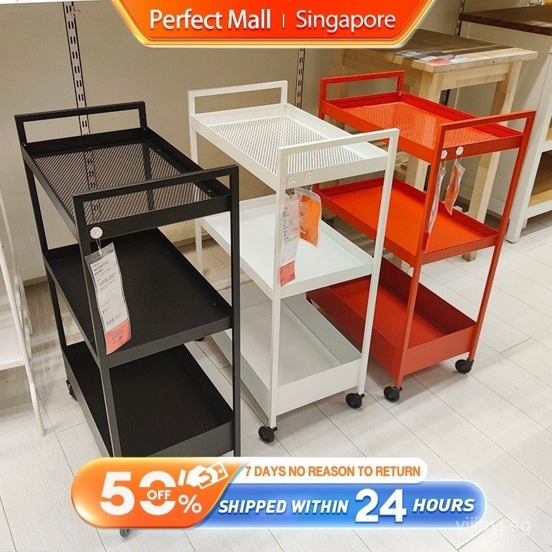【In stock】PM 3 Tier Trolley Rack Multipurpose Storage Rack with Wheel ...