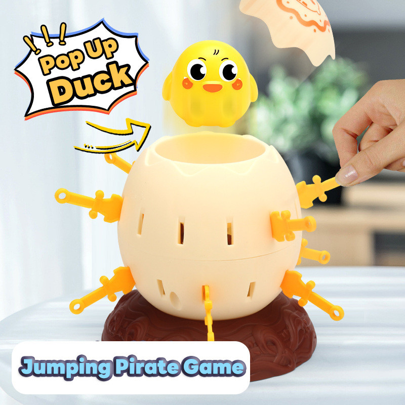 Pop Up Pirate Bucket Game Jumping Duck Parent-child Interactive Toy ...