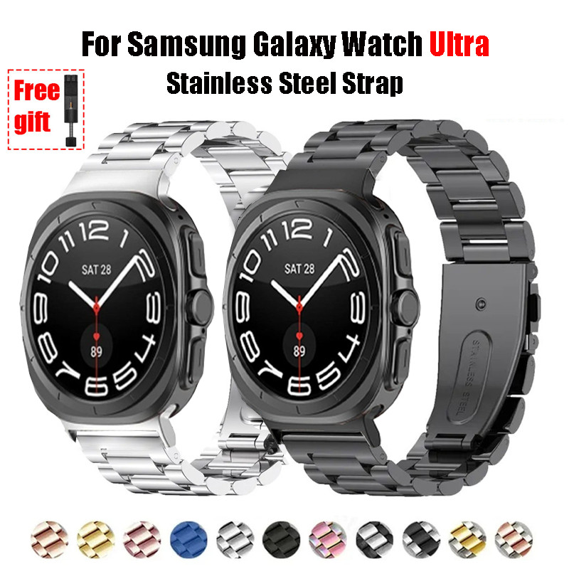Stainless Steel Strap for Samsung Galaxy Watch Ultra 47mm Smart watch ...