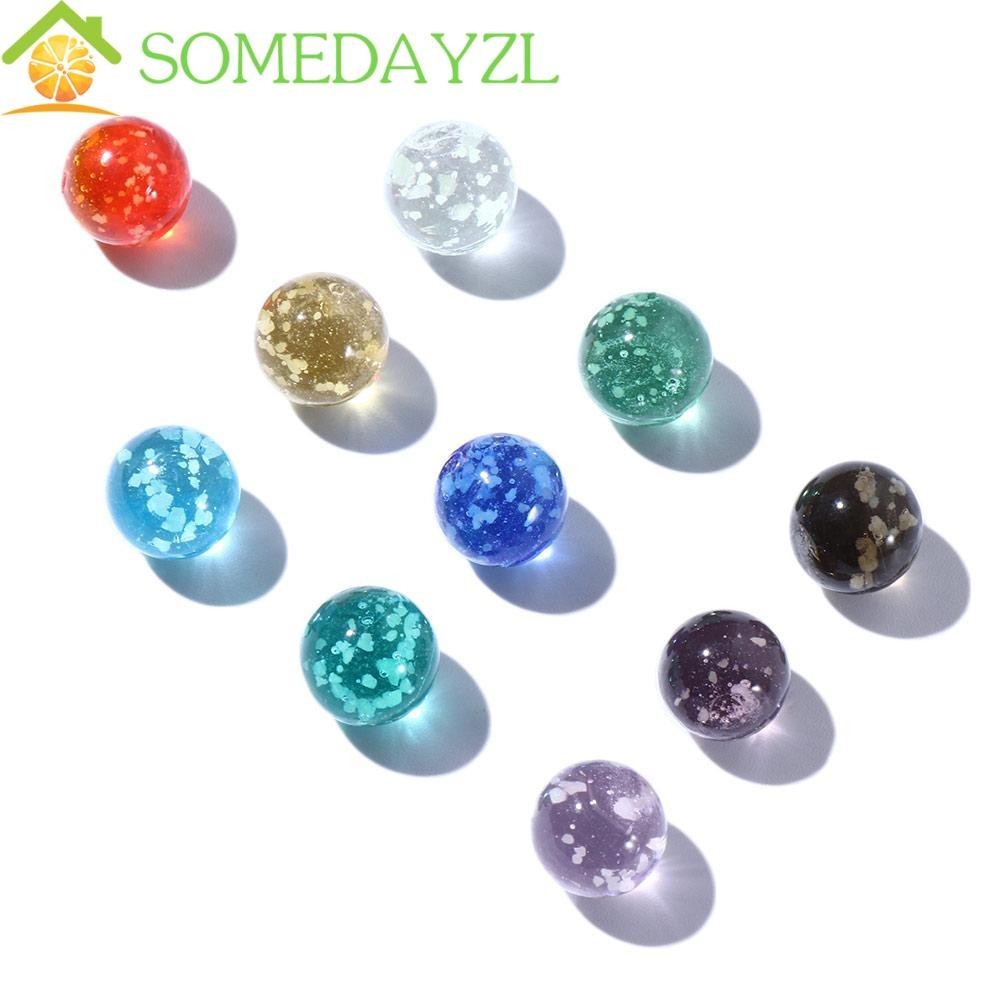SOMEDAYMX Glass Marbles Glow in The Drak Vase Filler 12mm Bouncing Toys ...