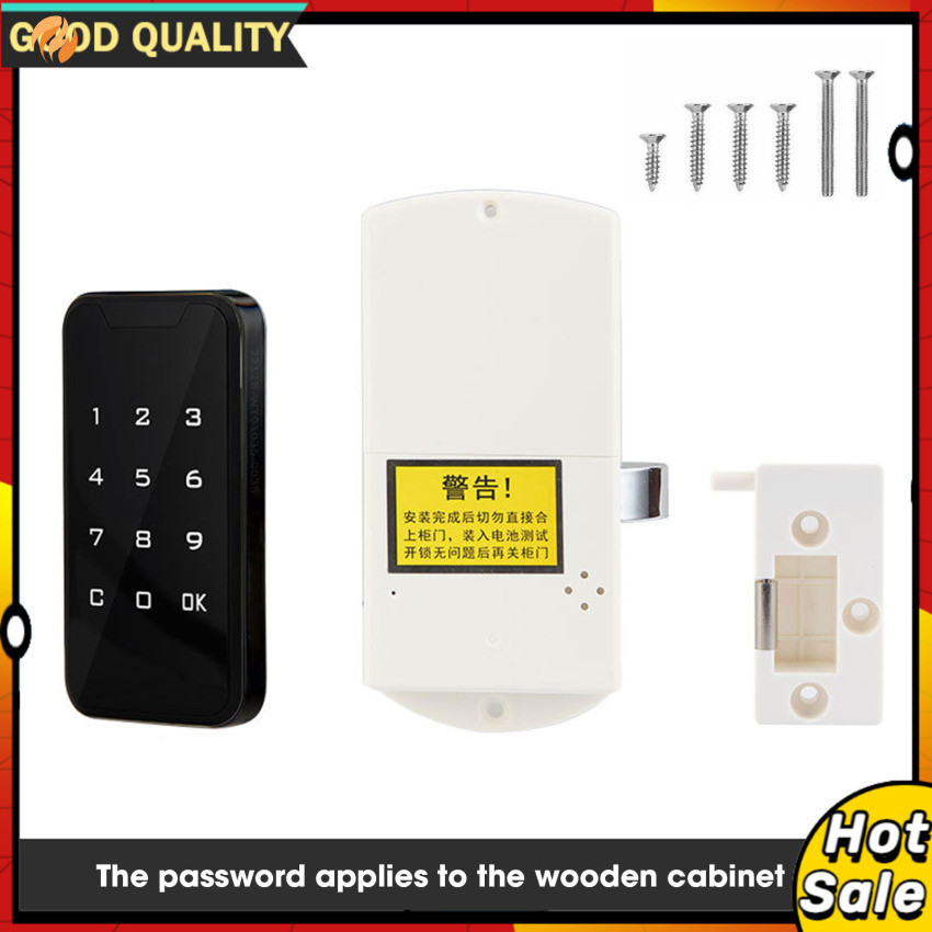 Smart Digital RFID Password Lock Keyless Touch Keypad Wardrobe File ...