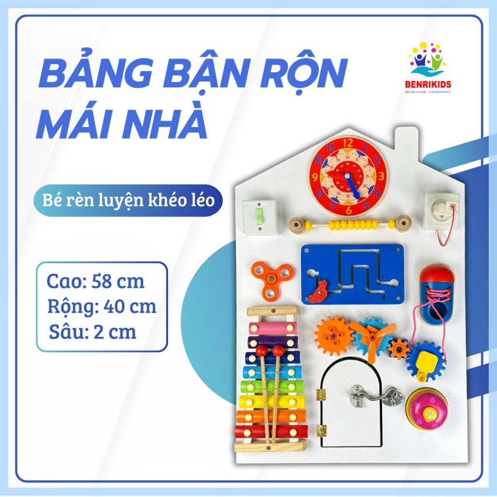 Busy Board House Busy Board Fine Motor Training Board With Two Colors ...