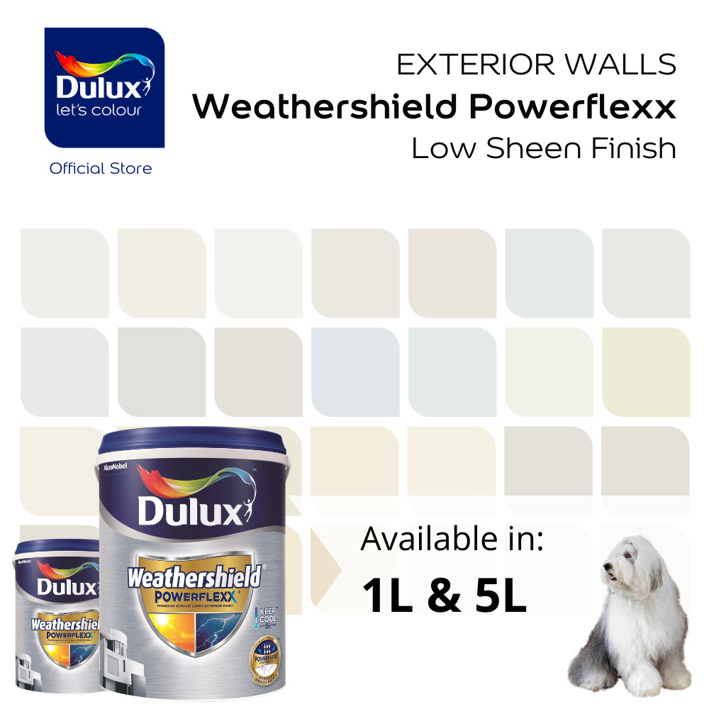 Dulux Weathershield Powerflexx | Exterior Walls | Low Sheen ...