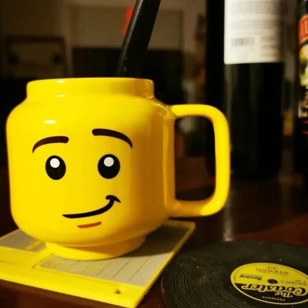 Lego LEGO Ceramic Cup Minifigure Head Coffee Cup Super Cute Expression ...