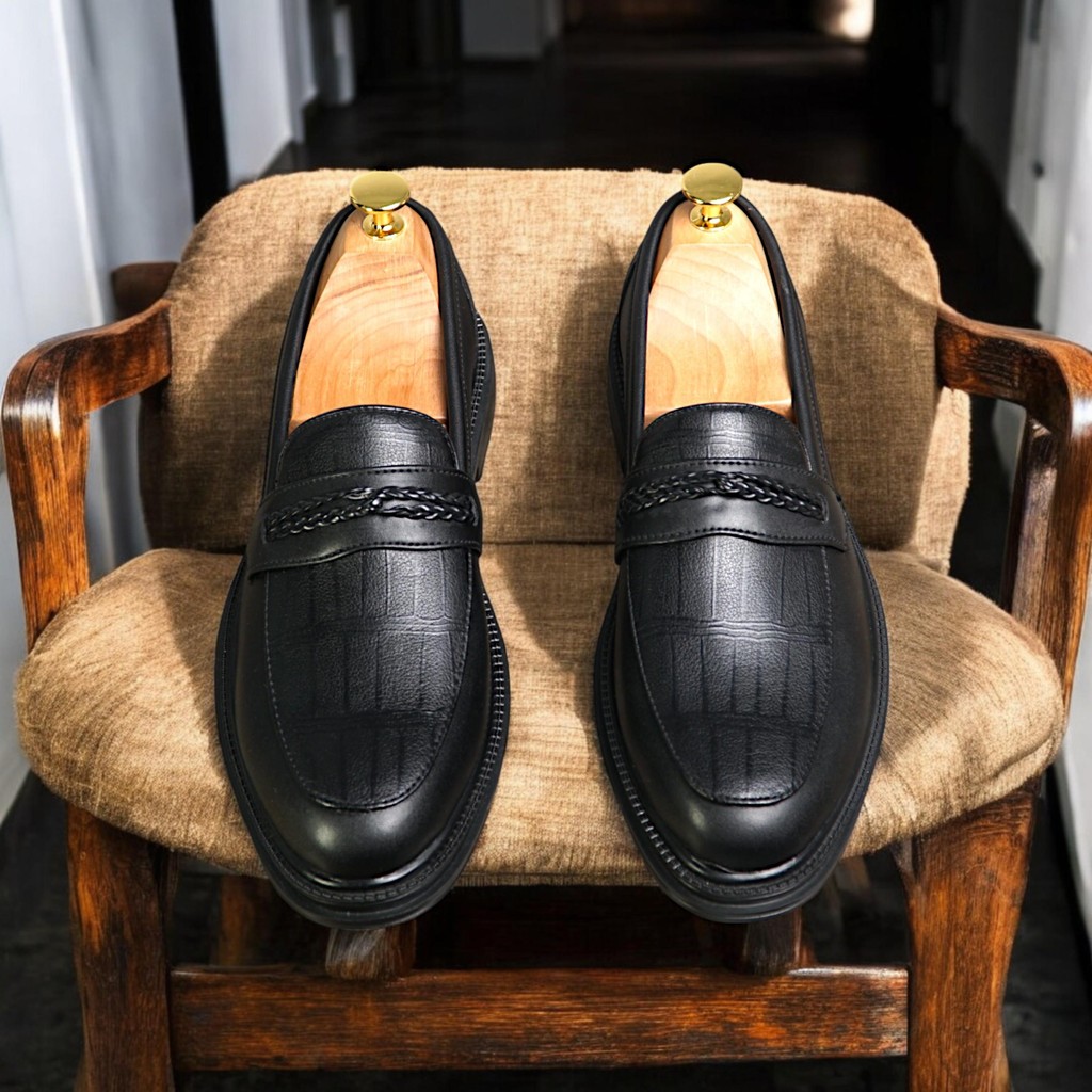 [Premium Version] Gen Z Style 5cm Height Increasing Cross Retro Loafer ...