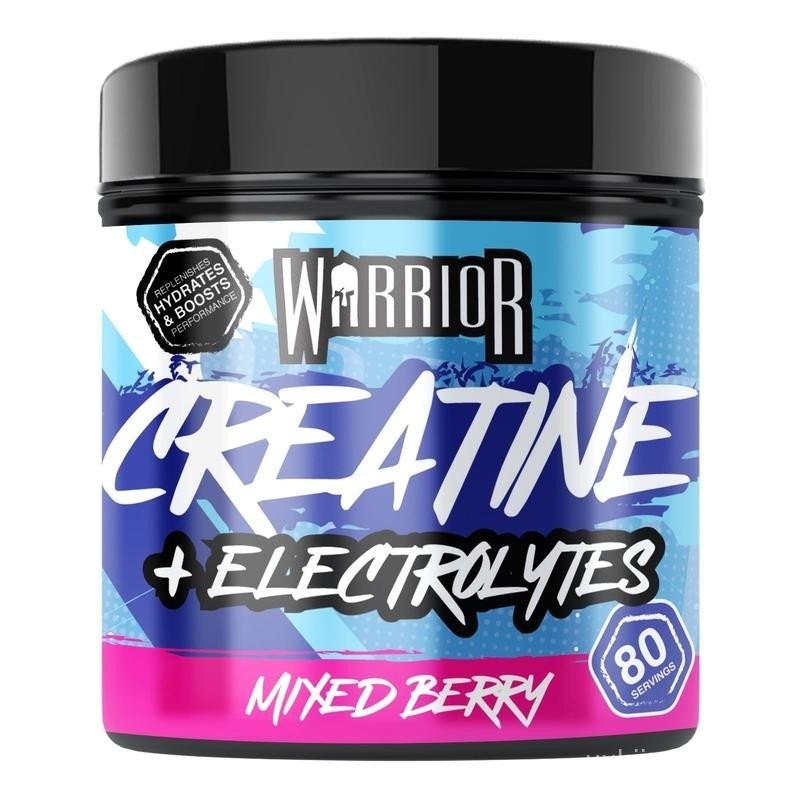 Warrior Creatine Plus Electrolytes - 80 Servings - Easy Dissolve - 2in1 ...