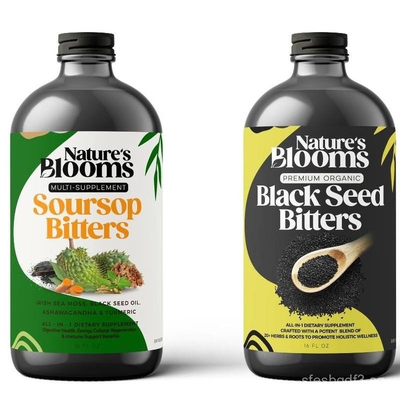 Nature's Blooms: Soursop Bitters & Black Seed Bitters Bundle | Shopee ...