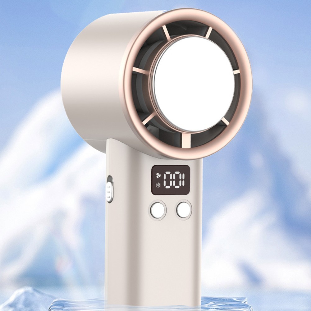 【HEPA】 Portable Handheld Turbo Fan 100 Wind Speeds Adjustable Mini ...