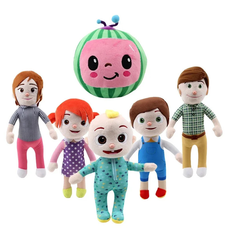 Cocomelon Plush Toys JJ Daddy Mummy Sister Brother Soft Stuffed Toys ...