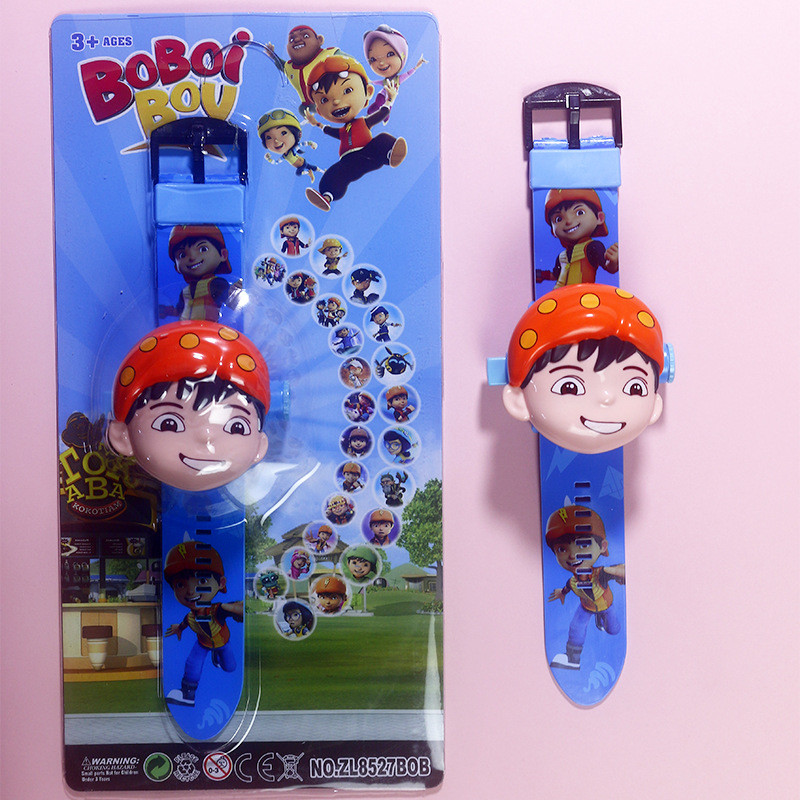 Boboiboy Kids Toy Projection Watch 24 Image Projector Digital Children ...