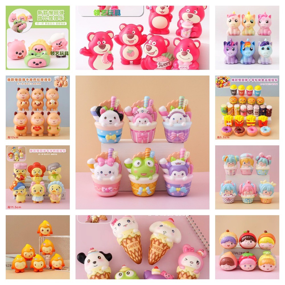 Cute Sanrio Hello Kitty Jumbo Squishy Kawaii Kuromi Melody Cinnamoroll ...