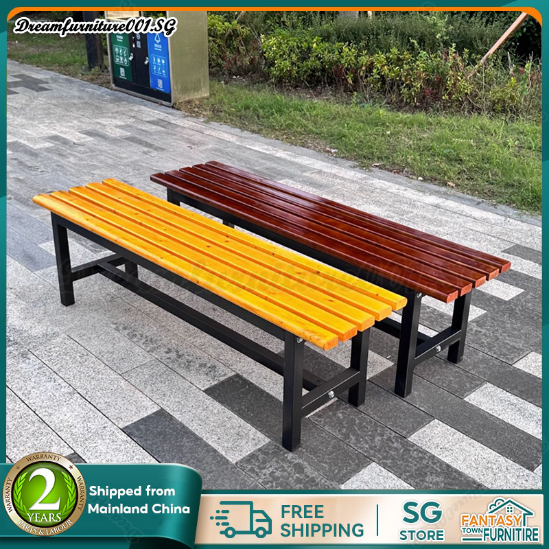 Solid Wood Bench Outdoor Bench Chair Bathroom Dressing Room Bench ...