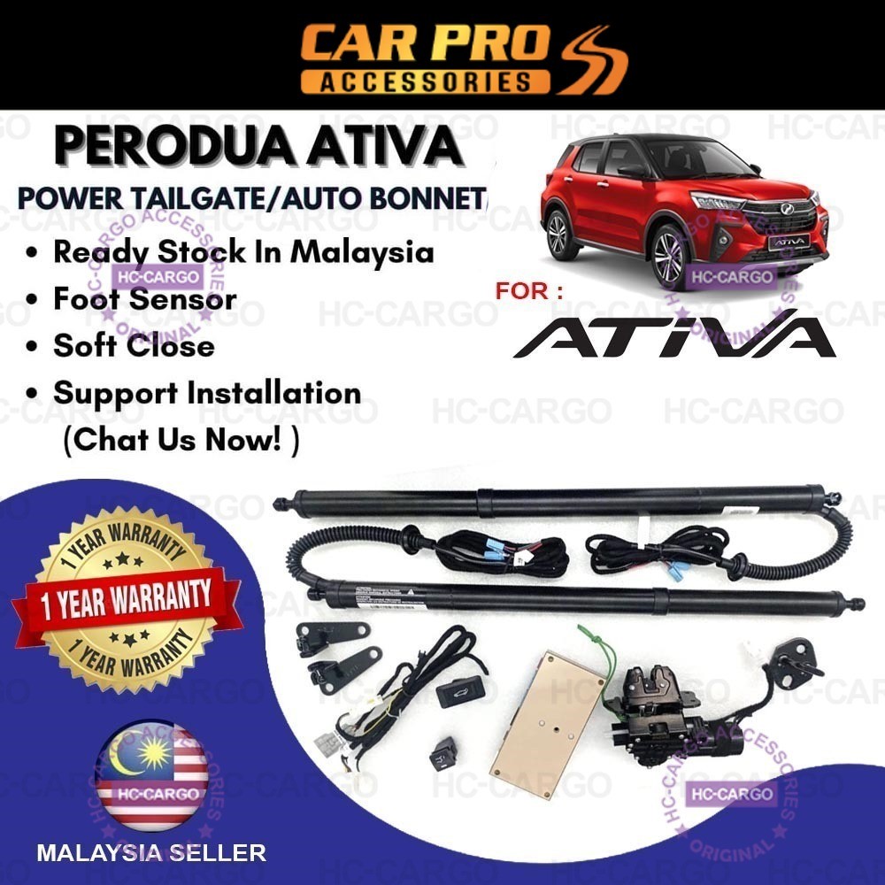 Perodua Ativa Plug & Play Electric Auto Tailgate Power Boot Soft Close ...
