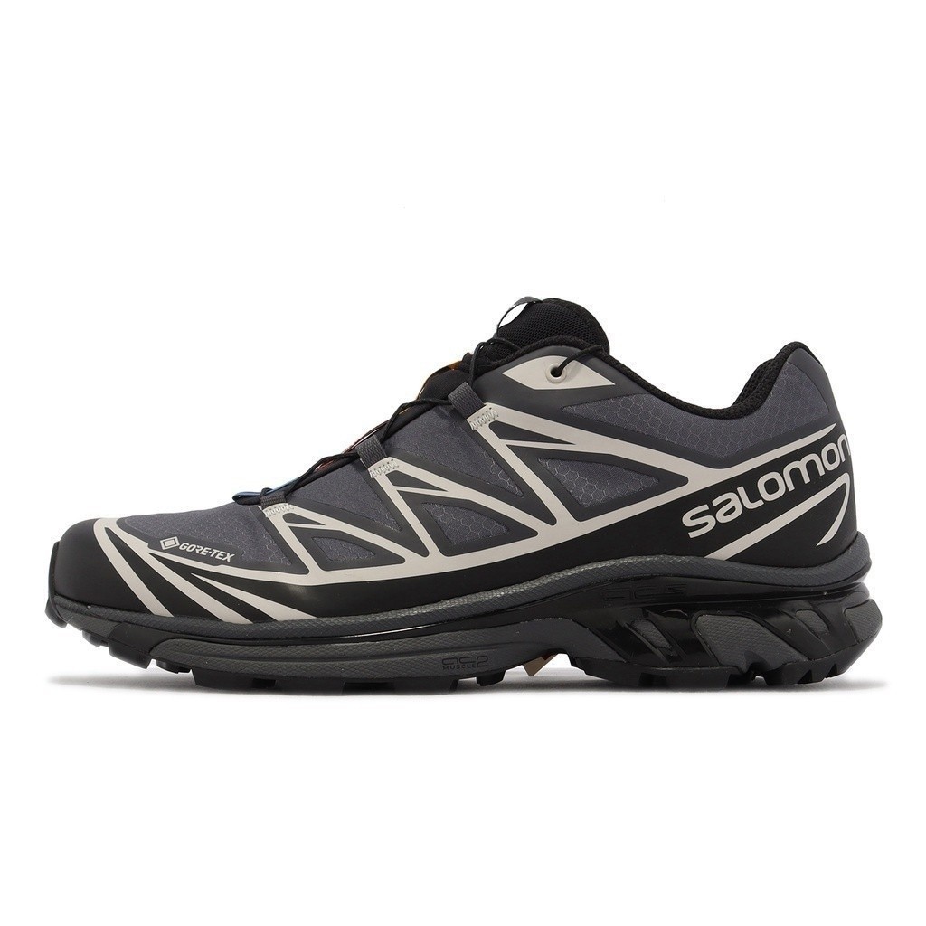 Salomon XT-6 GTX cross country ebony black moon rock mid Autumn ...