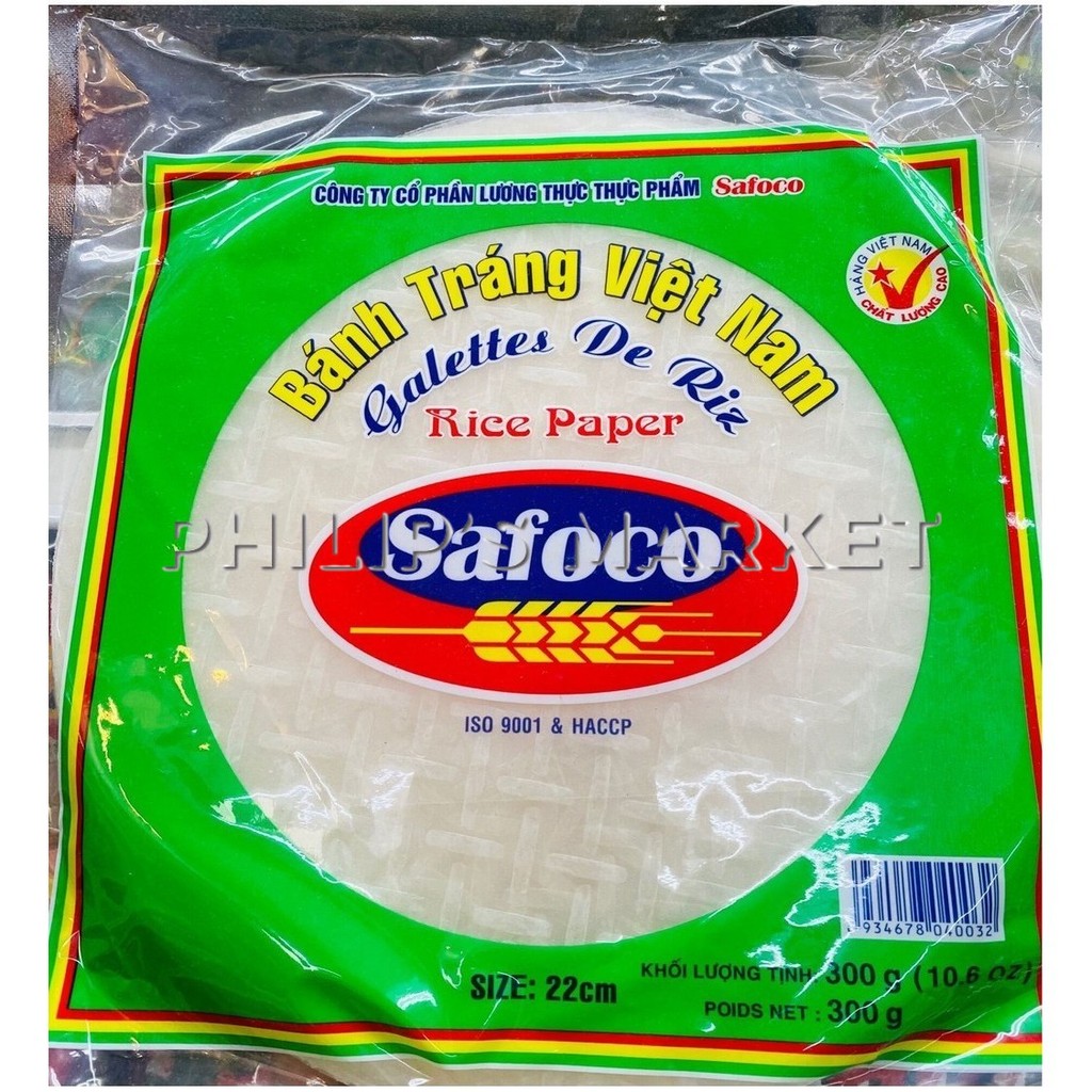 SAFOCO Rice Paper Size 22cm (Banh Trang) 300g | Shopee Singapore