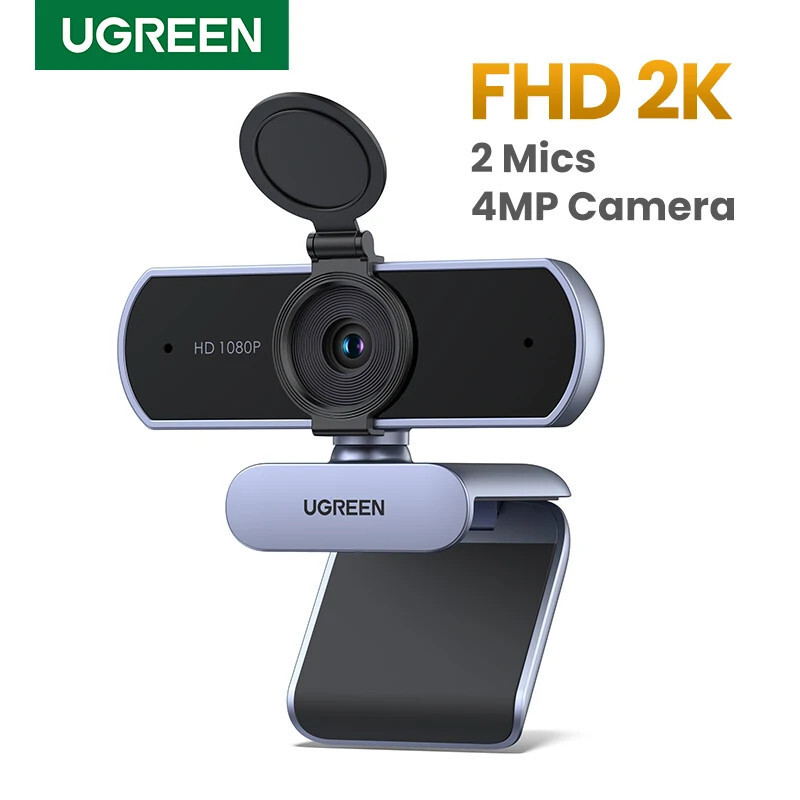 UGREEN Usb Webcam 2K HD Webcam Computer Web Camera Dual Microphones For ...