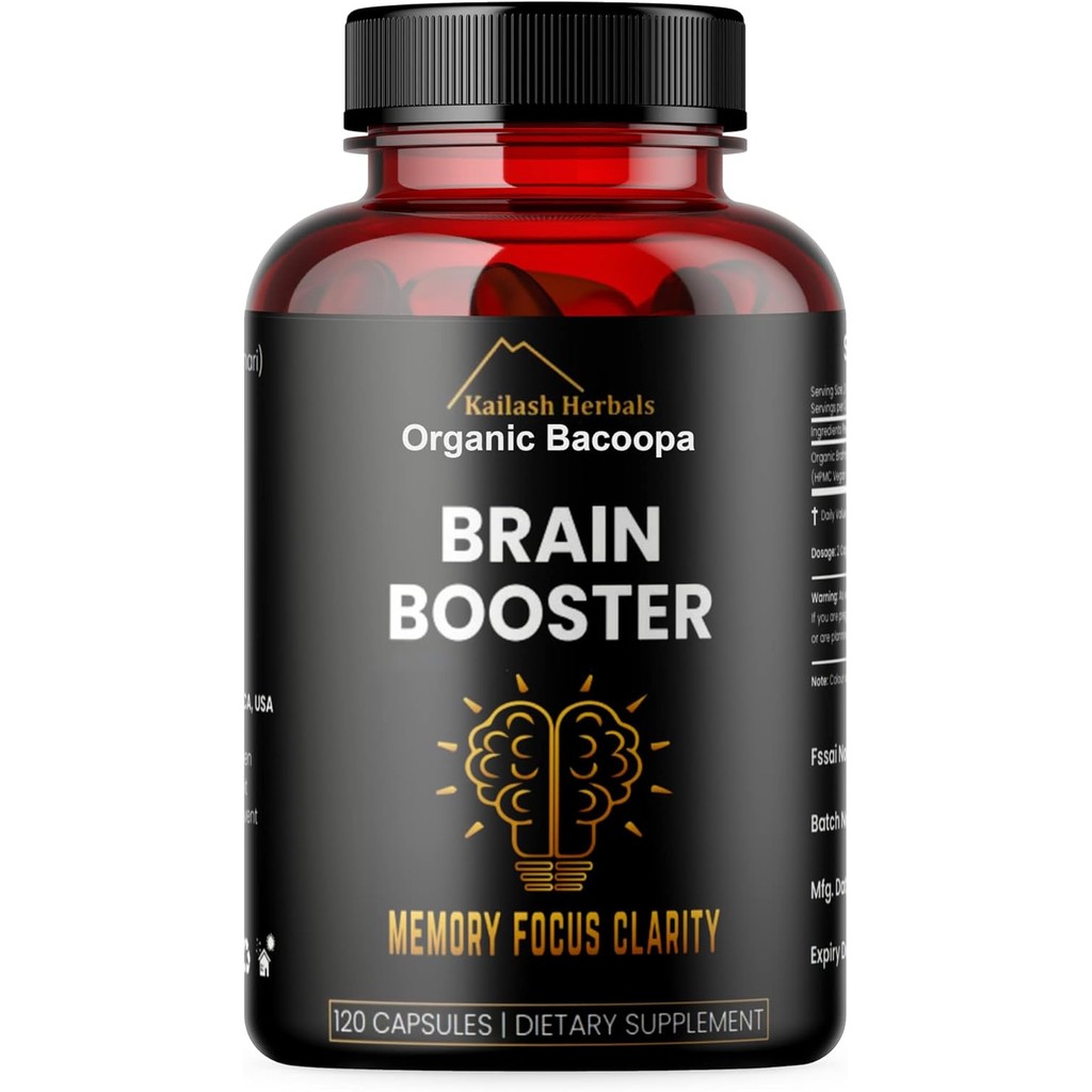 Bacopa, Organic Brain Booster, Nootropic Brain Supplement, Bacopa ...