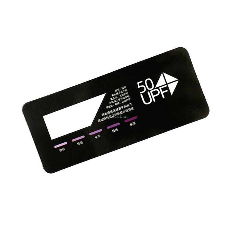 CH* Upgraded UPF50+ Test Card UV Test Card Art Paper UV Strength ...