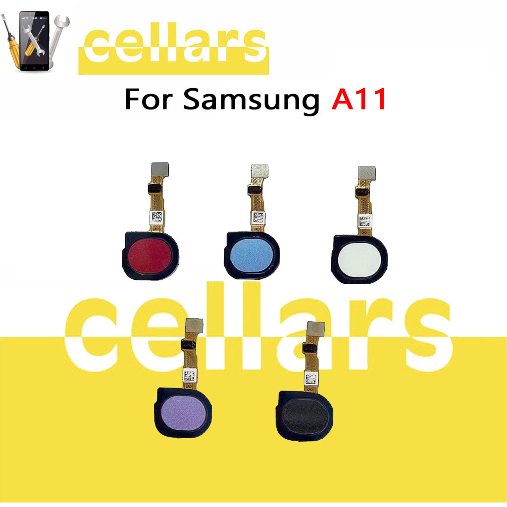 For Samsung A11 Fingerprint Sensor Home Back Key Menu Power Button ...