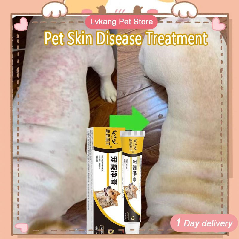 Pet Skin Treatment Antifungal cream 20g dogs and cats fungal anti-itch ...