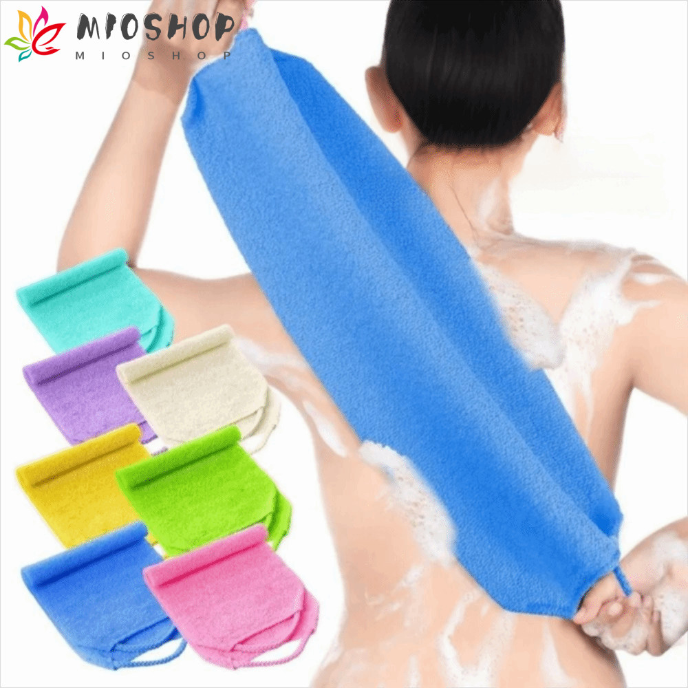 MIOSHOP Scrubbing Cloth, Exfoliating Stretchable Bath Towel, Soft Full ...