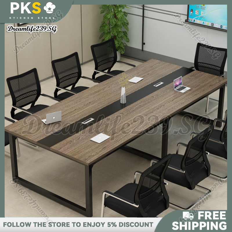 Meeting Long Minimalist Modern Small Meeting Room Desk Organiser ...