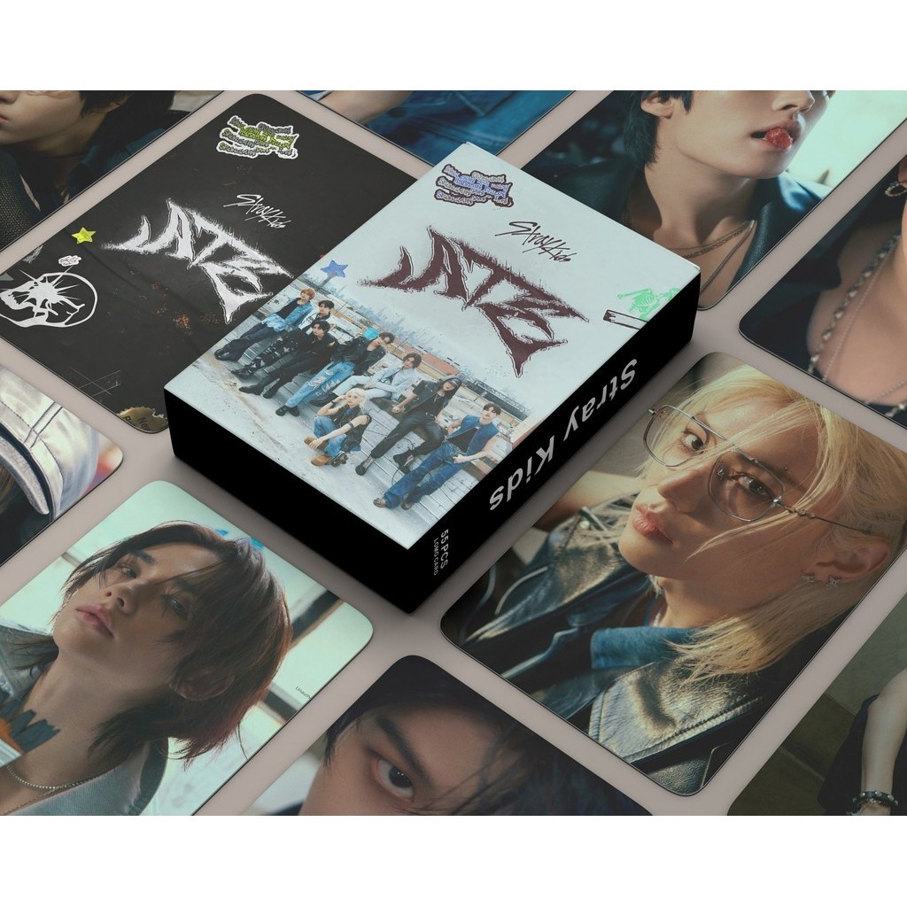 55pcs STRAY KIDS Lomo cards ATE Lose My Breath Magic School SKZ TOY ...