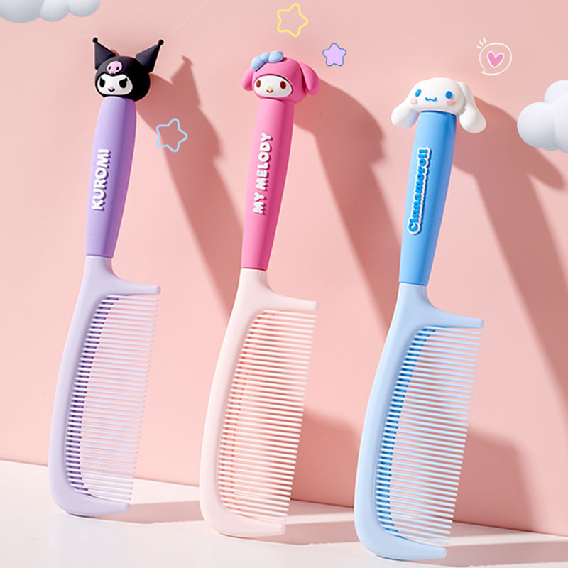 Kawaii Hello Kitty Comb Cartoon Sanrio Kuromi Cinnamoroll Anime Doll ...