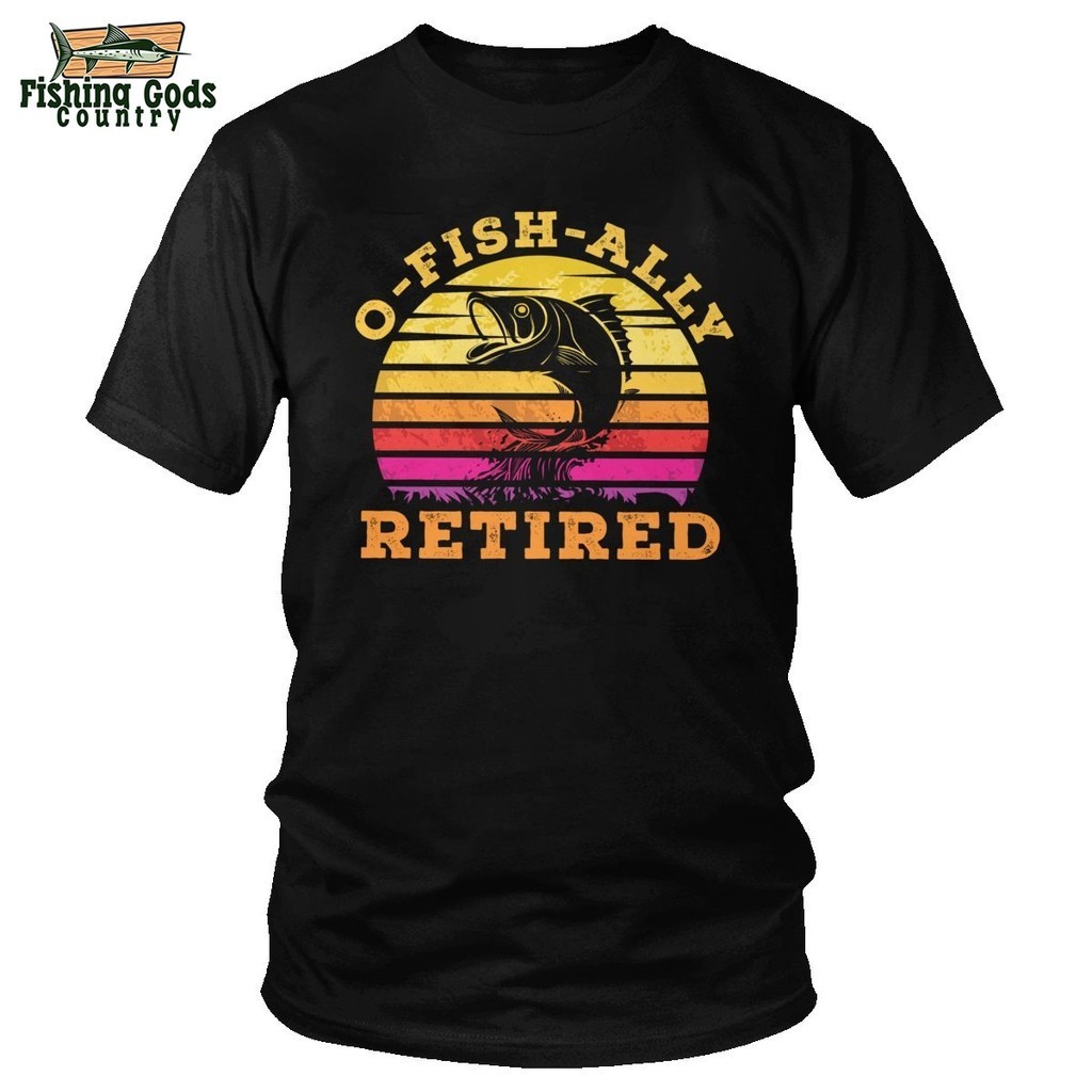 Funny Retirement Fishing Tee FGC | Shopee Singapore