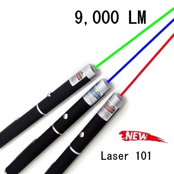 NEW UP Powerful Green Red Blue Laser Pointer Pen Beam Light 5 Mw K32K ...