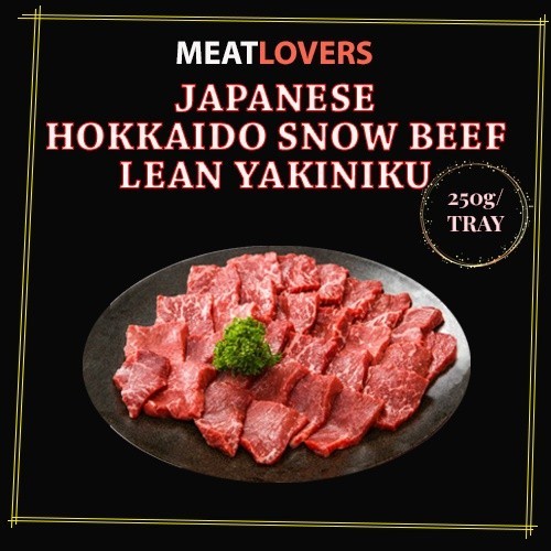 [MEATLOVERS] Japanese Hokkaido Snow Beef Lean Yakiniku 250g | Shopee ...