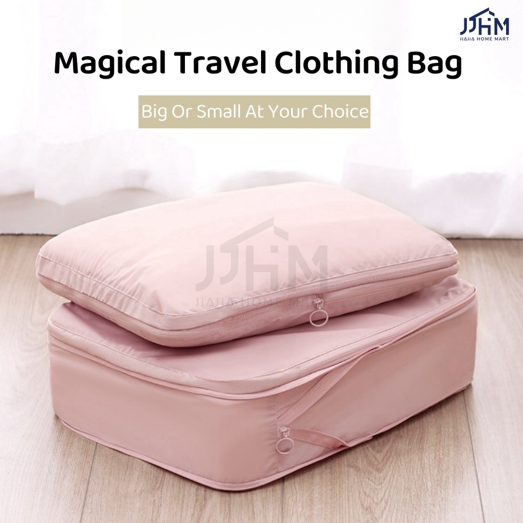 🔥SG stock🔥4pcs Set Travel Storage Bag Compression Luggage Storage Bag ...