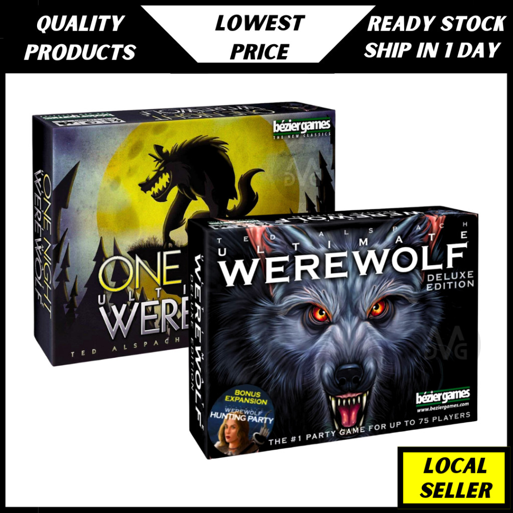 Ultimate Werewolf Deluxe One Night Edition Card Games Board Games for ...
