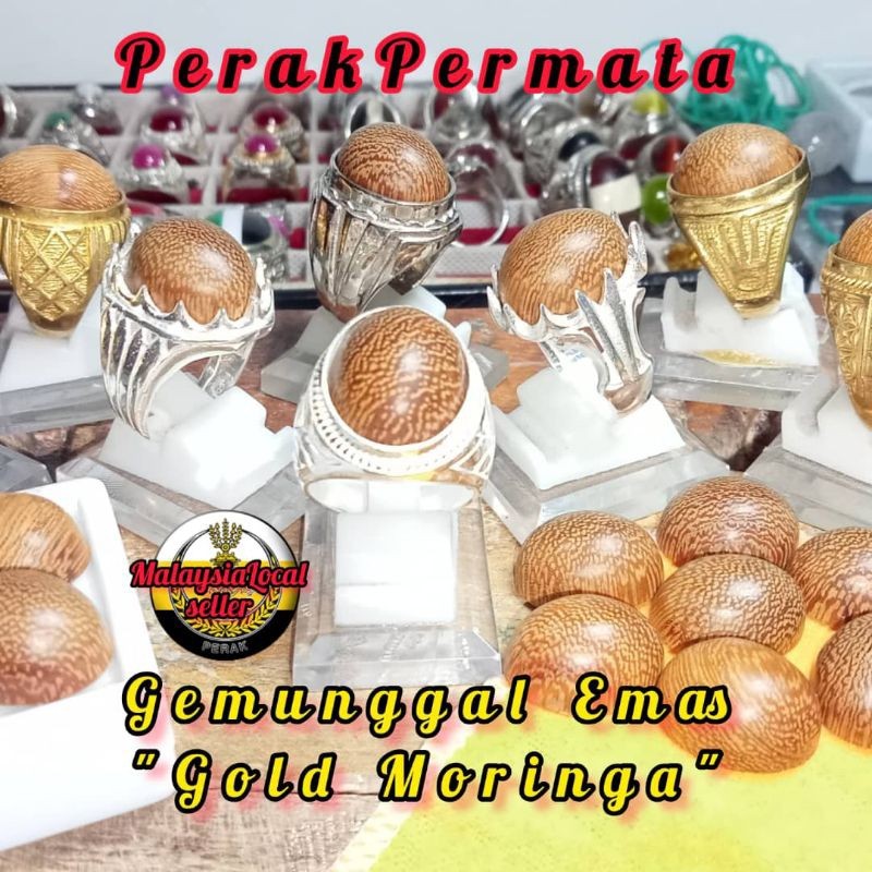 Cincin Permata Teras Kayu Gemunggal Emas "GoldMoringa",Teras Asam Jawa ...